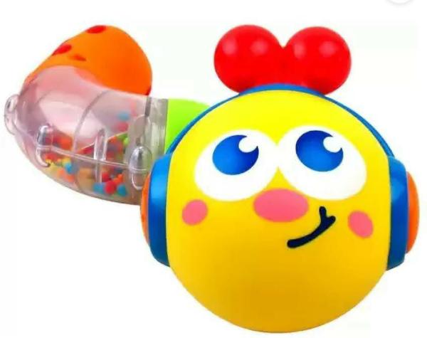 Sanjary Multicolor Plastic Baby Musical Twisting Worm Rattle Toys ...