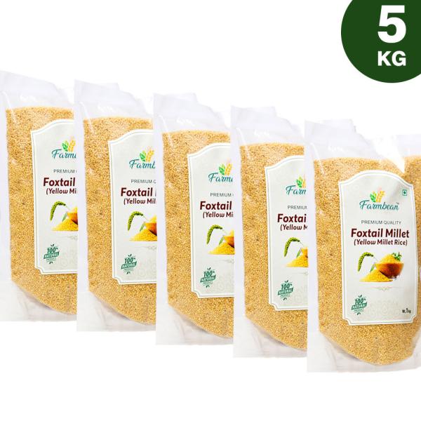Farmbean Foxtail Millet Natural Grains, 5kg - (Kaon / Kang / Kangni ...