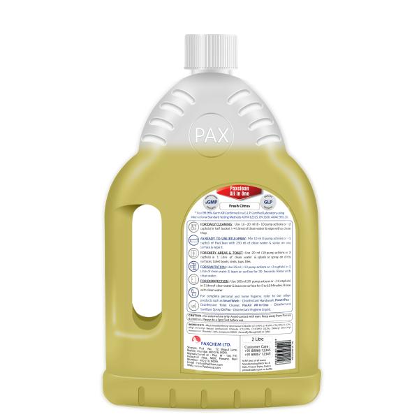PaxClean All-in-One Extra Strong Disinfectant Surface Cleaner (Fresh ...