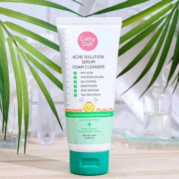 Hani Po CATHY DOLL ACNE SOLUTION SERUM FOAM CLEANSER 100ML - Pack of 1 - Thailand - JioMart