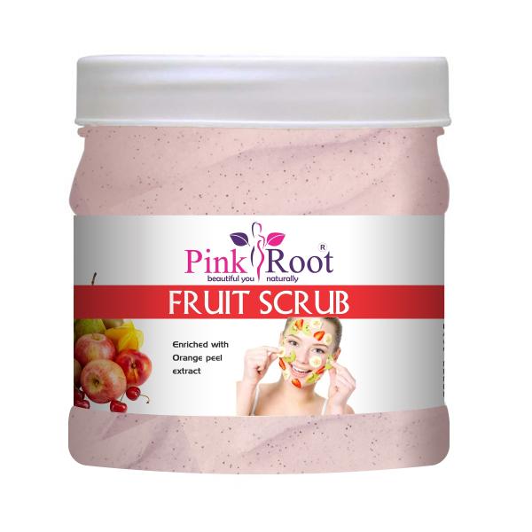 Pink Root Fruit Face and Body Scrub Helps Clear Skin Stearic Acid 500 ...