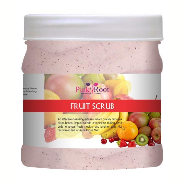 Pink Root Fruit Face and Body Scrub Helps Clear Skin Stearic Acid 500 ...