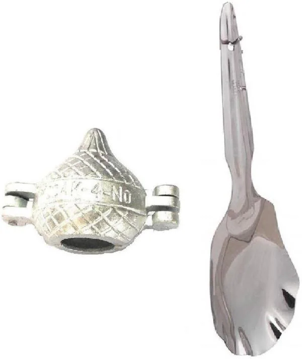 Urban Buy Multicolor Aluminium Modak And Panja Palta Kitchen Tool Set 2 ...