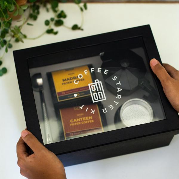 Nion Coffee Starter Kit | Set of 2 x 100g Coffee Grounds (Madras Filter ...