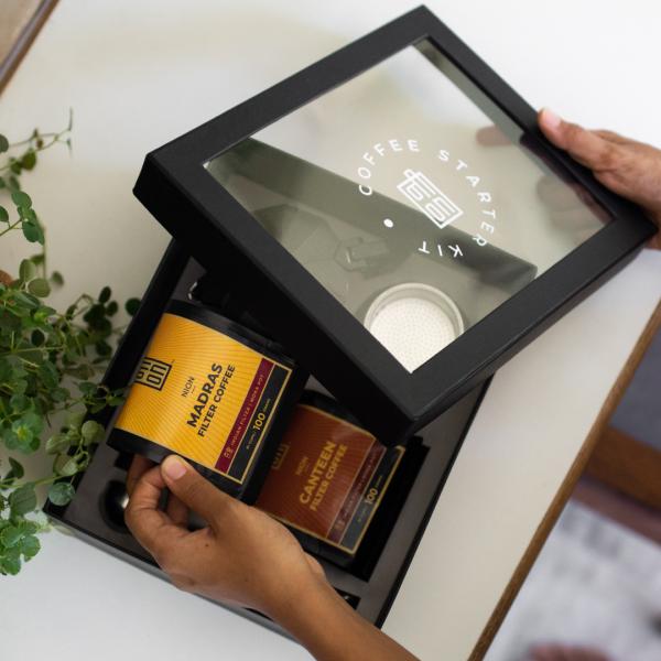 Nion Coffee Starter Kit | Set of 2 x 100g Coffee Grounds (Madras Filter ...