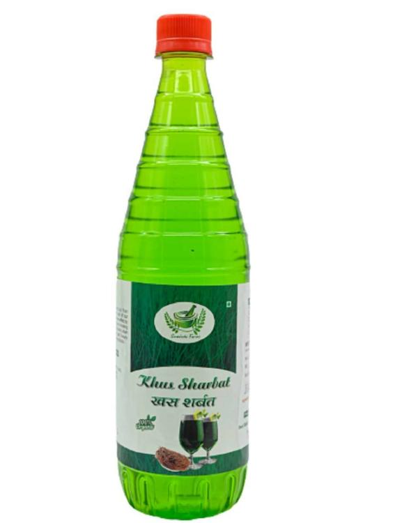 Swadeshi Farms Khus And Kesar Rich Sharbat Syrup Combo 100 Percent ...