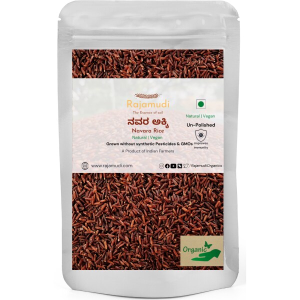 Rajamudi Kerala Medicinal Njavara Rice - Organic Navara Rice 1 KG - JioMart