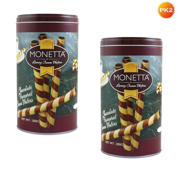 Monetta Chocolate Wafer Sticks 300g (Pack of 2) - JioMart