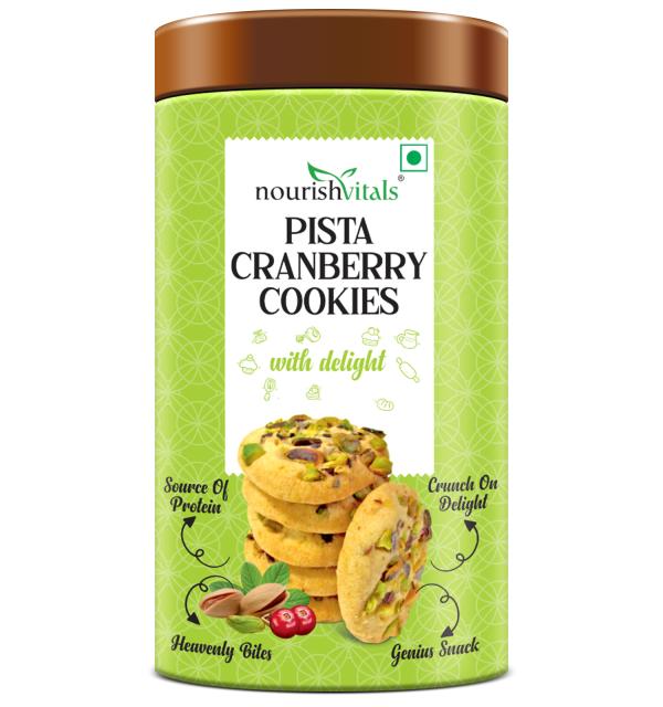 NourishVitals Pista Cranberry Cookies, Heavenly Bites, Source of ...