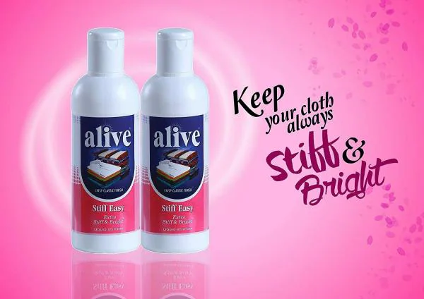 alive liquid stiffener for All types of clothes 800 gm (200 x 4) - JioMart