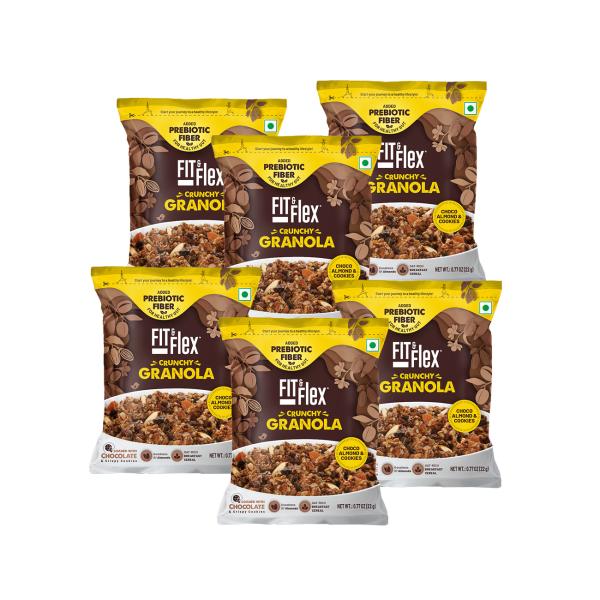 Fit & Flex Choco Combo Choco Almond & Cookies Cereal 132G - JioMart