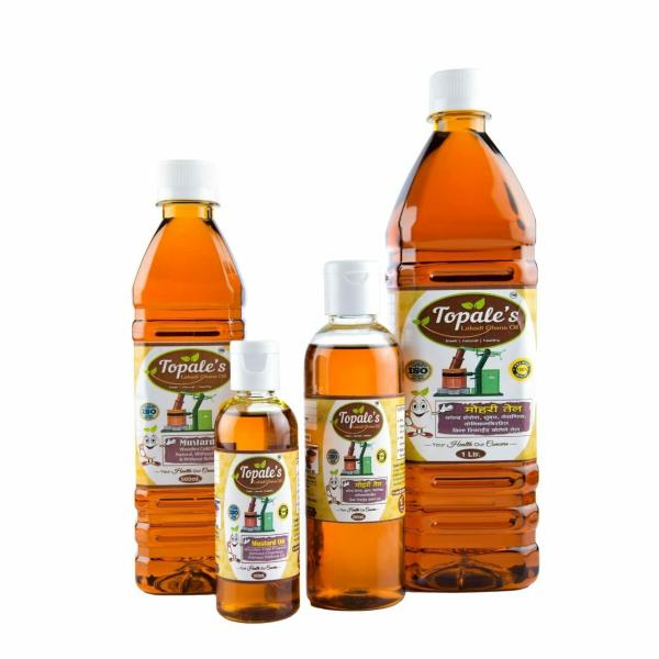 TOPALE'S - Premium Lakdi Ghana Wooden Cold Pressed Mustard oil 200 ML ...