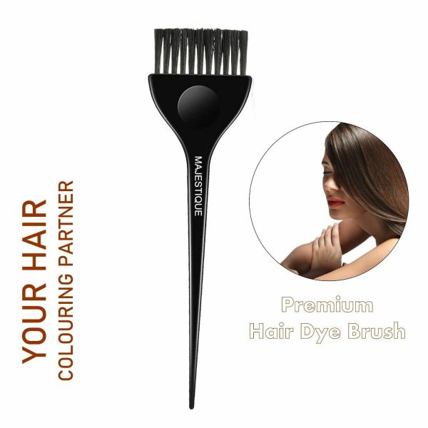 Majestique Wide Dye Hair Coloring Brush, Long Tail Hair Dye Color Brush ...