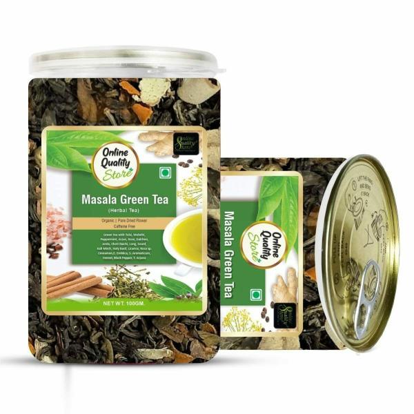 Online Quality Store Combo Pack of Organic Masala Green Tea - 100g and ...