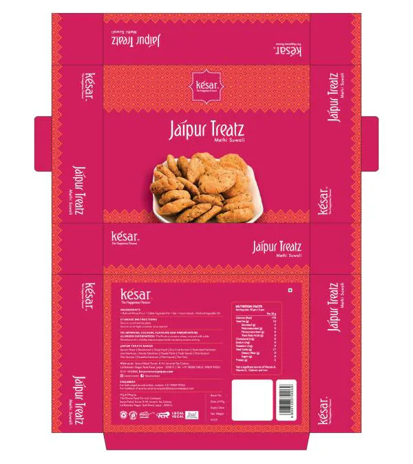 Kesar Sweets| Methi Suwali Namkeen Snacks| Mathi Snacks| Namakpara ...