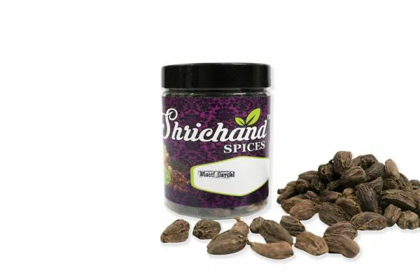 Shri Chand Spices Whole Aromatic Black cardamom, Large Black Cardamom ...