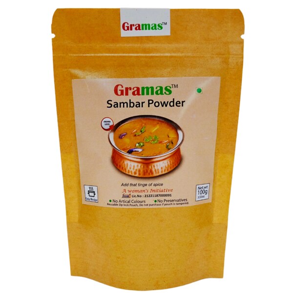 Gramas Idly Podi +Sambar Powder+Rasam Powder 300gms (100gm x 3) - JioMart