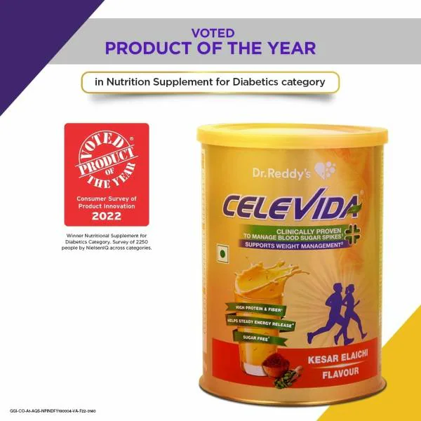 Dr. Reddy's Celevida for Diabetes Management- Nutrition Health Drink ...