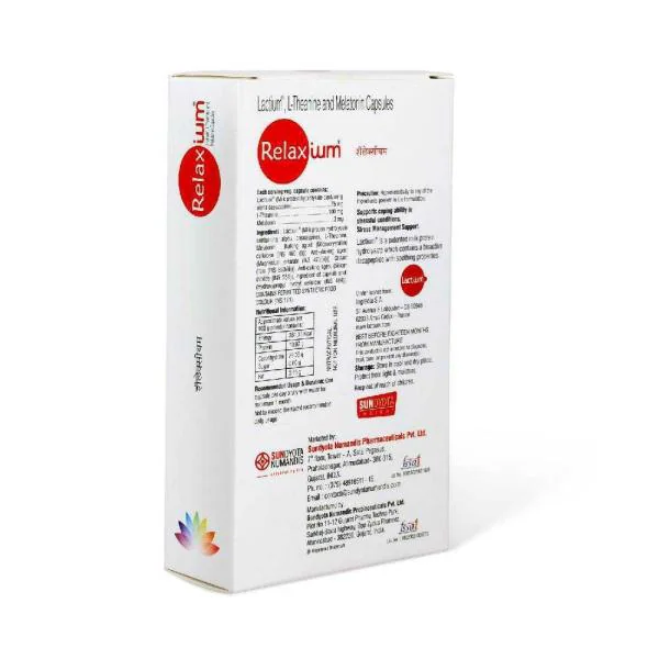 Sundyota Lifecare Relaxium Capsules - JioMart