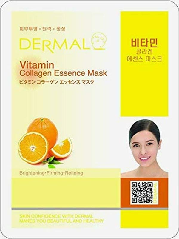 Dermal Vitamin Face Mask Sheet (Pack of 10) - JioMart