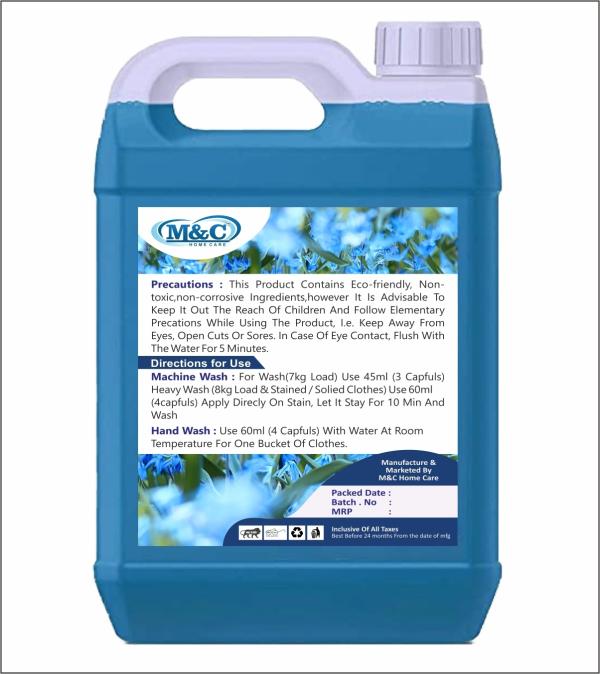 M&C Liquid Detergent, Laundry Liquid for Fabric Care, Suitable for Top ...