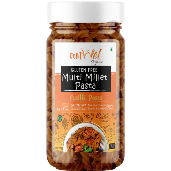 Amwel Organic Gluten Free Multi Millet Pasta + Multi Veggie Pasta ...