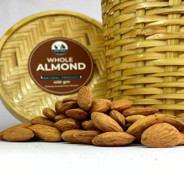 APKA KISAN-Kashmiri Mamra Almond(BADAM)-400 gm| Authentic / Original ...