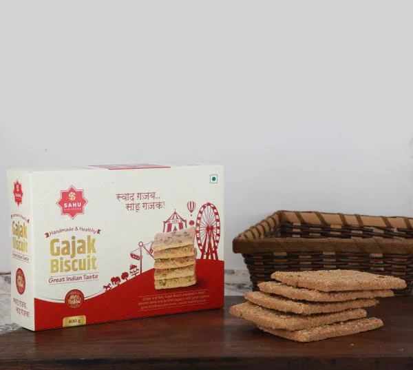 SAHU GAJAK BHANDAR Crispy Khasta Gazak 400 Gm | Gud Gajjak | Sesame ...