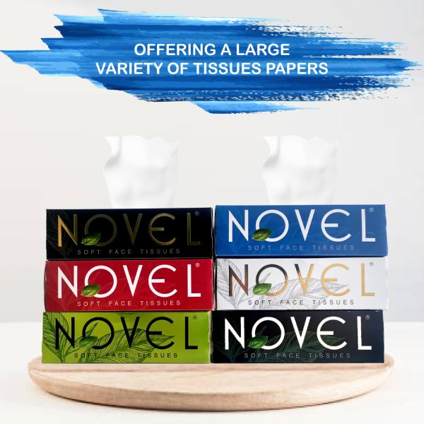 NOVEL Face Tissues 2 ply pack of 6 - JioMart