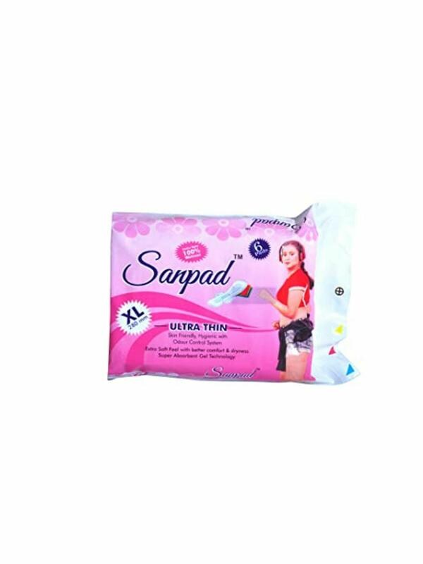 SANPAD Bio Degradable Sanitary Pad - Ultra (6 Pieces) - JioMart