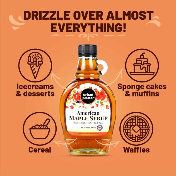Urban Platter American Maple Syrup, 250ml - JioMart