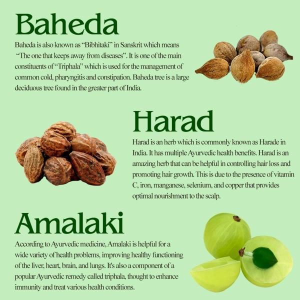 SBS Herbal Trifla Hair Powder - Prevent Hair Fall Naturally, Pure ...