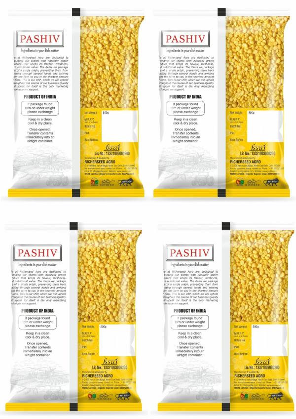 PASHIV (UNPOLISHED) TOOR DAL / ARHAR DAL | PACK OF 4 (500GMS*4) - 2KGS ...