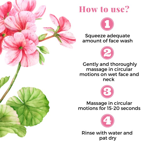 SNG Cosmetics Rosemary & Geranium Face wash - 100ml - JioMart