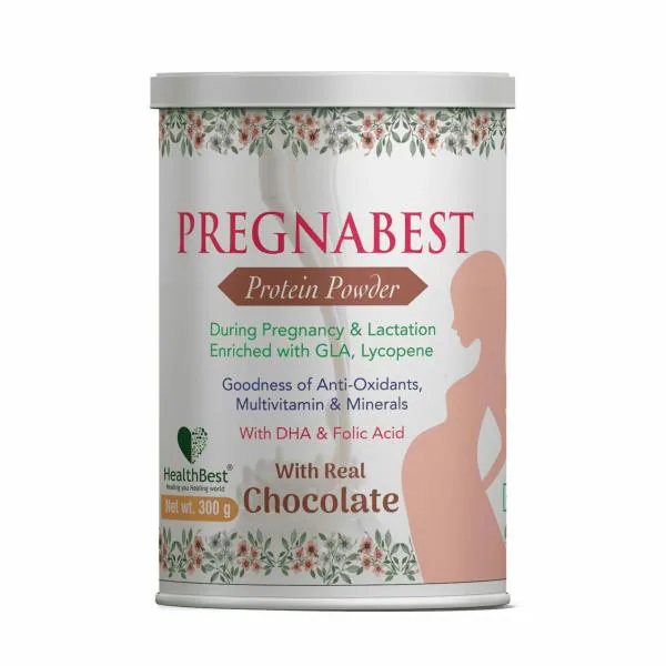 HealthBest Pregnabest Protein Powder for Women | Prenatal, Pregnancy ...