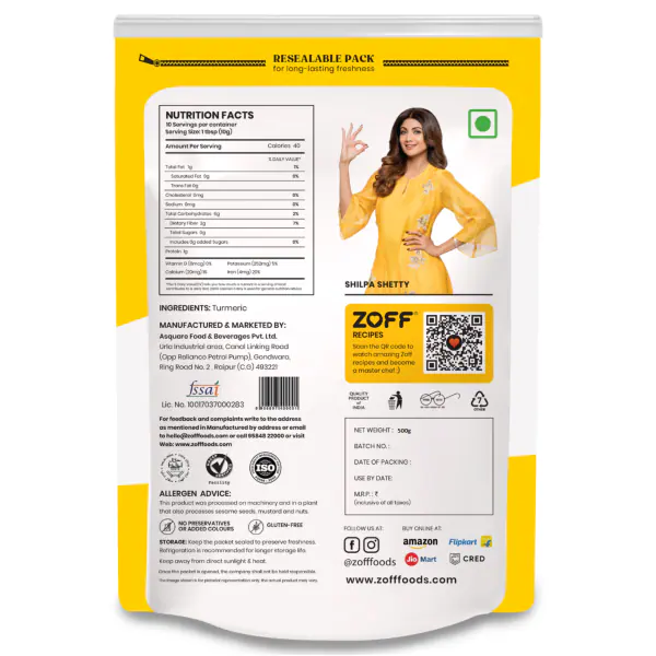 ZOFF Turmeric Powder-500 g - JioMart