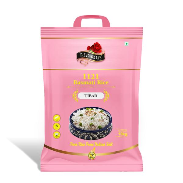 RED ROSE TIBAR BASMATI RICE, 10 KG - JioMart