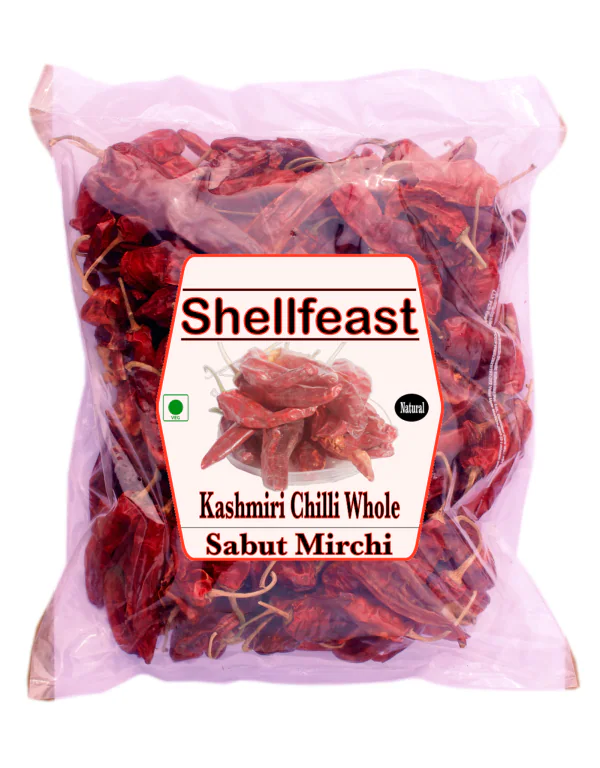 Shellfeast Kashmiri Chilli / Mirchi Whole 250 g, Sabut Kashmiri Mirchi ...