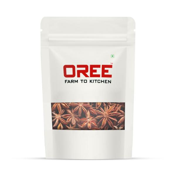 OREE Natural Whole Star Anise| Aromatic Chakri Phool| Badiyan Phool ...
