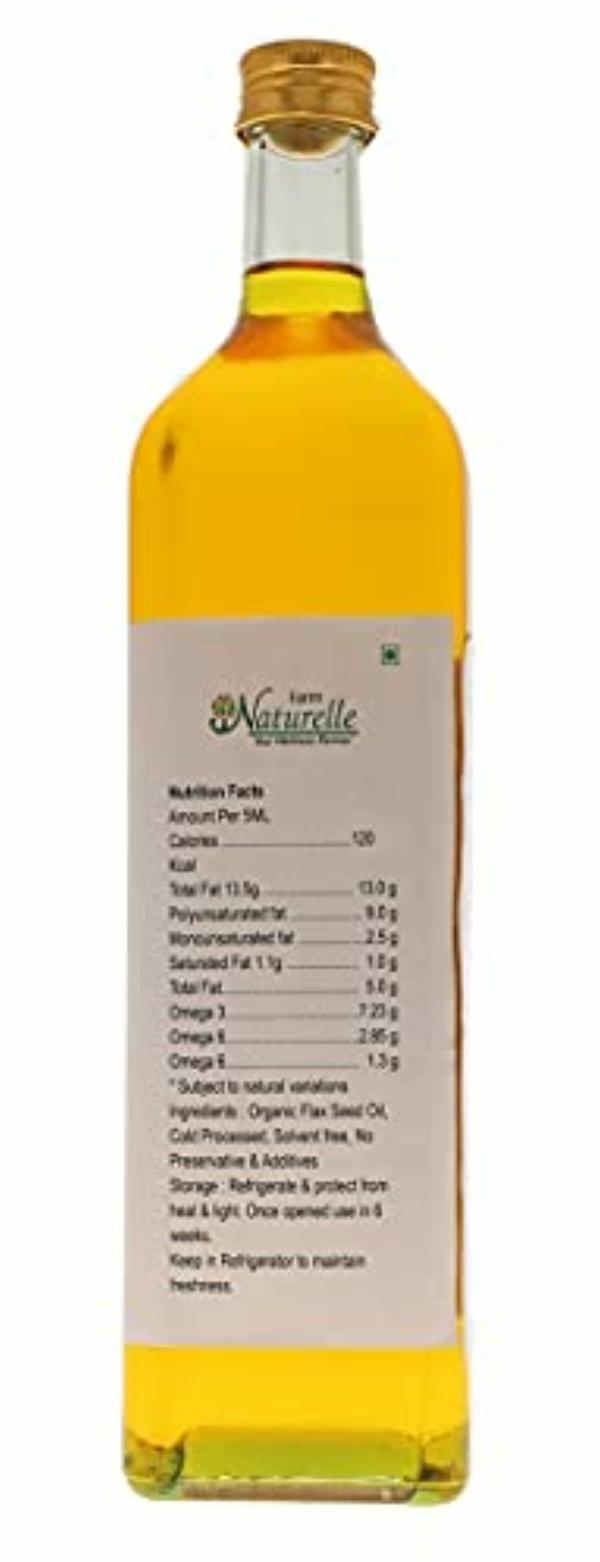 Farm Naturelle (Farm Natural Produce)100 Percent Pure Organic Flax Seed ...