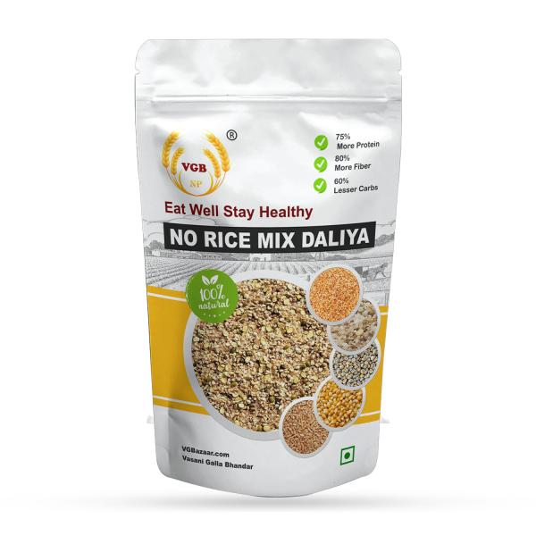 VGBNP 100% Natural & Original Without rice multigrain Mix Daliya (multi ...