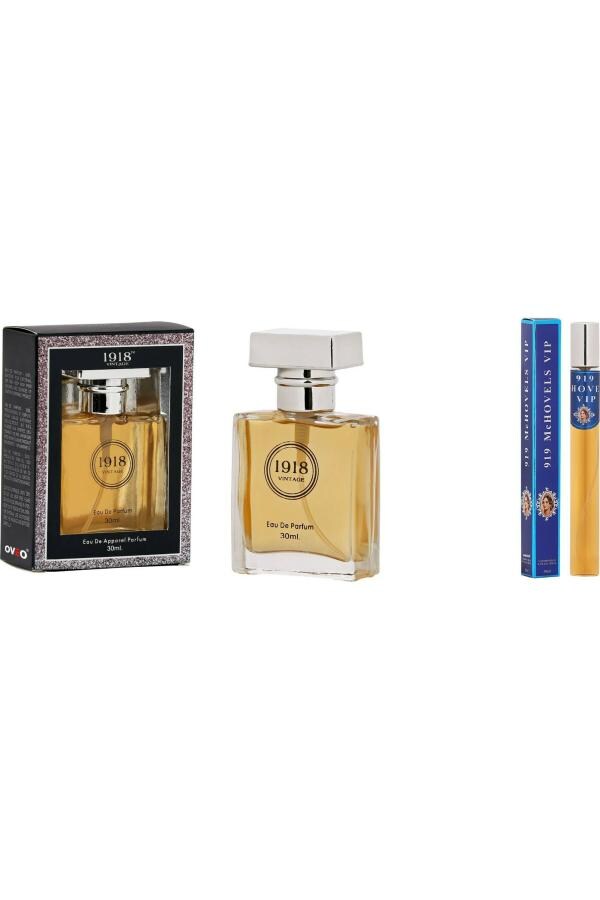 Oveo Natural 1918 Vintage and 919 Mch Fresh, Floral Perfume for Men and ...