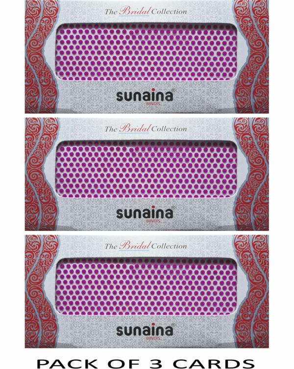 SUNAINA Bridal Collection Forehead Bindi (Pack of 3) - JioMart