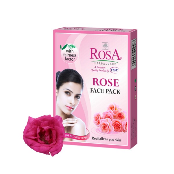 ROSA FACE PACK COMBO SET (ROSE, PACK OF 4 PCS. ) - 100GM EACH - JioMart