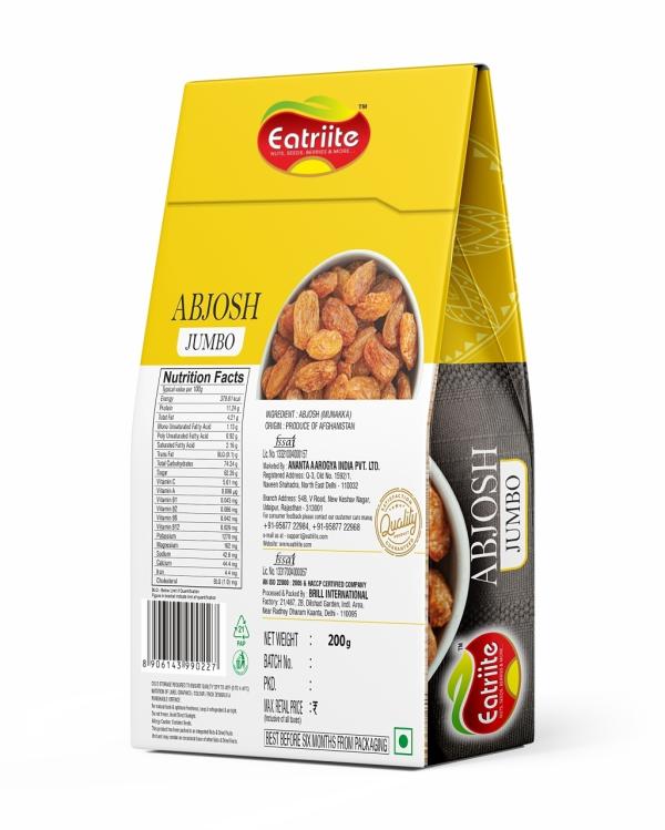 Eatriite Jumbo Abjosh Munakka Raisins 200 g - JioMart
