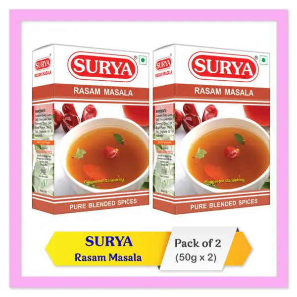 Surya Rasam Masala 50g (Pack of 2; 50g each)(2 x 50g) - JioMart
