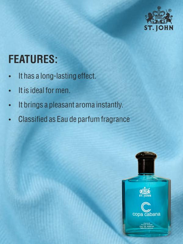 ST-JOHN Copa Cabana Eau De Perfume for Men -100ml - JioMart