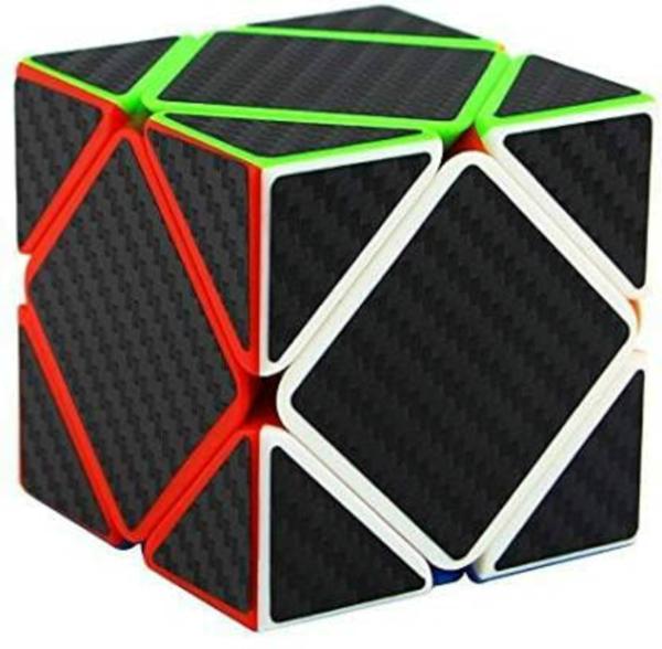 Nabhya Mulit Plastic Carbon Skweb Stickerless Speedcube Magic Puzzle ...