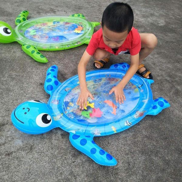 Mixcart Multicolor Turtle Leakproof Inflatable Tummy Time Water Play ...