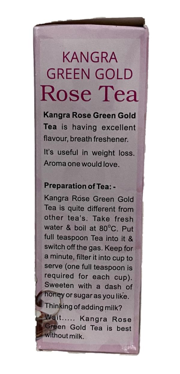 Khadi Kangra Valley Kangra Green Gold Rose Tea - JioMart